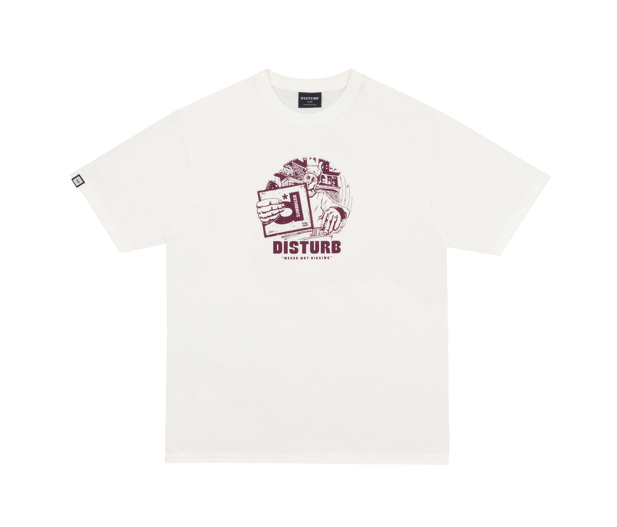 Digging Tee in Off-white | Disturb Epic Apparel