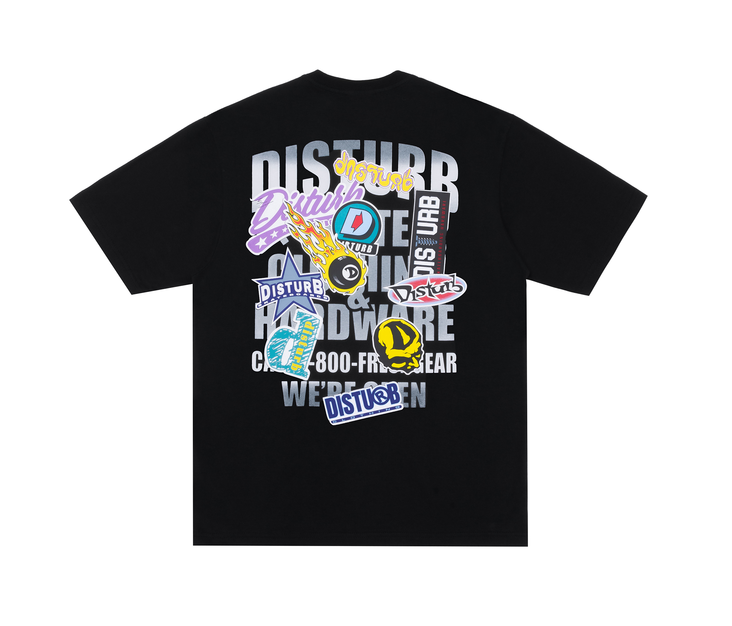 Fresh Gear Tee in Black | Disturb Epic Apparel