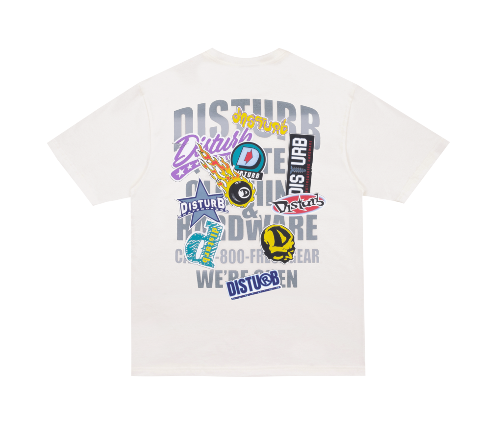 Fresh Gear Tee in Off-white | Disturb Epic Apparel