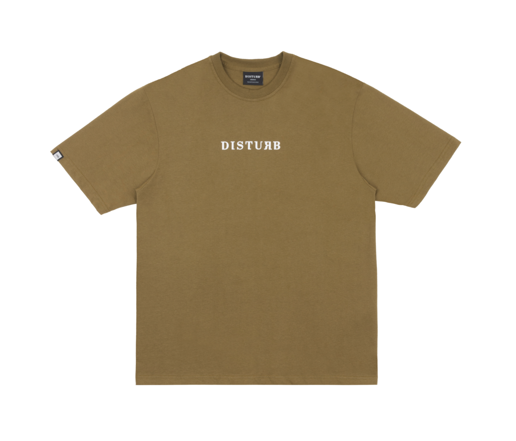Logo Tee in Beige | Disturb Epic Apparel